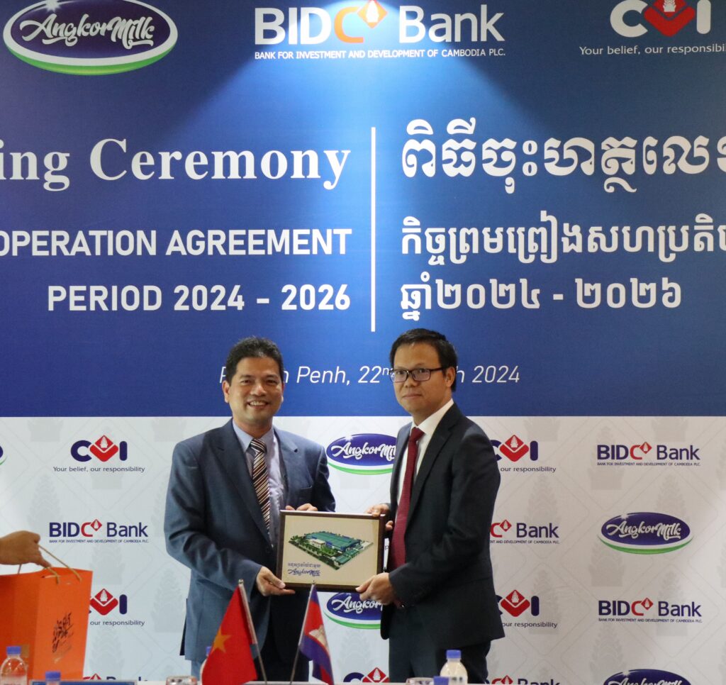 Signing Ceremony of Cooperation Agreement among CVI – BIDC – Angkor ...